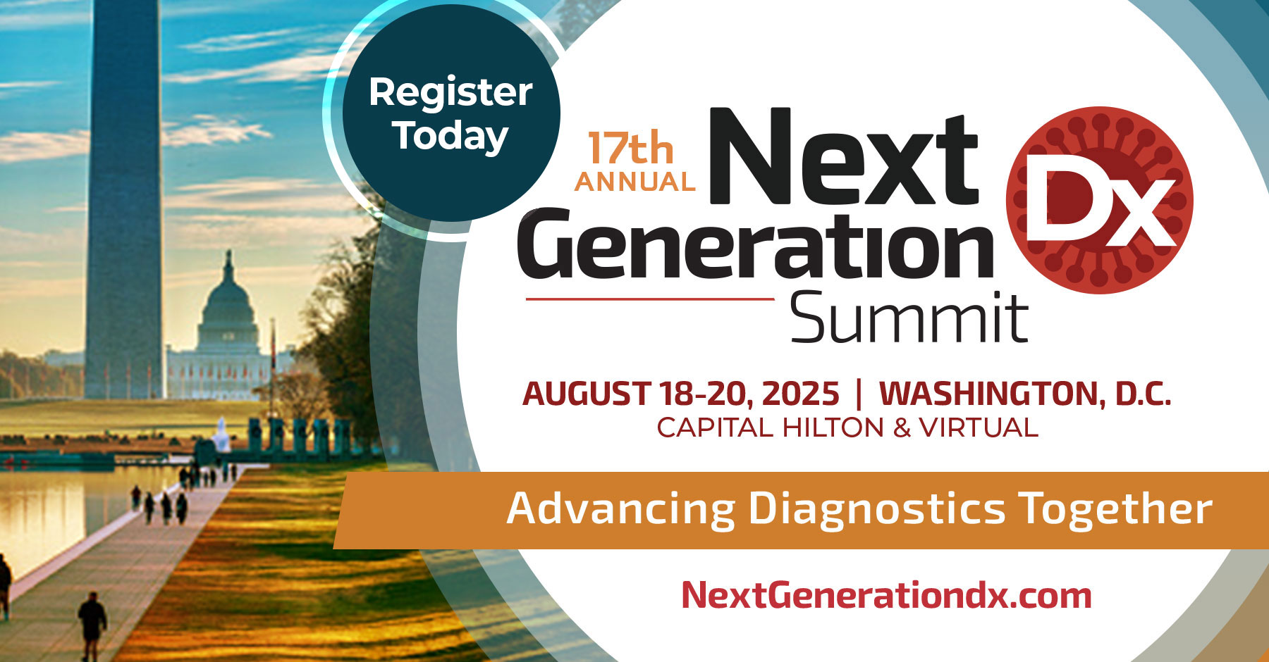 Next Generation Dx Summit | Washington D.C & Virtual |August 18-20, 2025